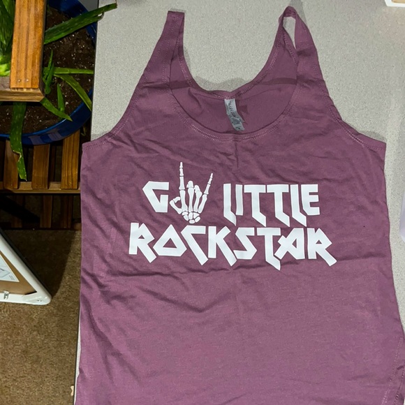 Next Level Apparel | Tops | Go Little Rockstar With Skeleton Rocker ...